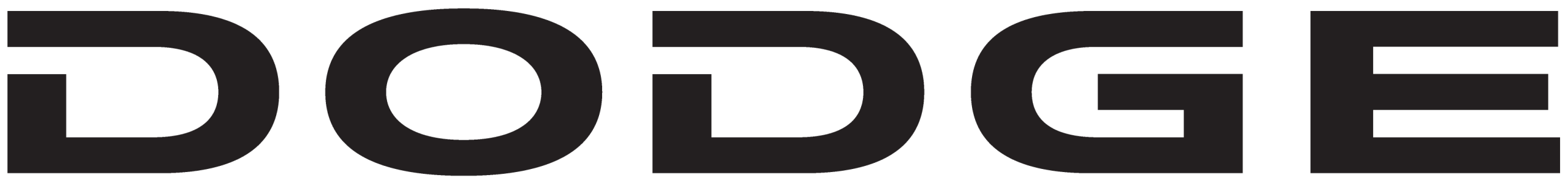dodge logo font