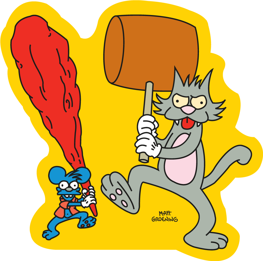 The Simpsons (Itchy & Scratchy) vector