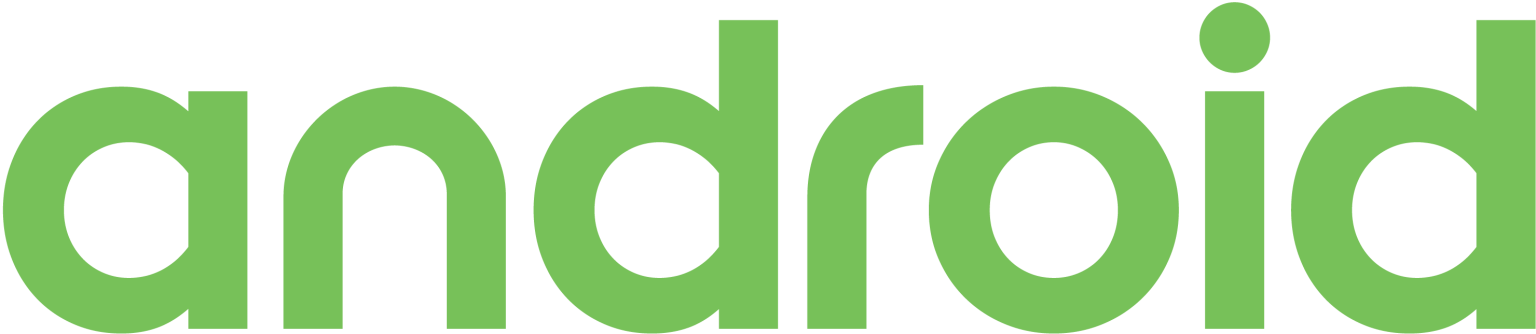 Android workmark (2017-2019) logo PNG and vector files (eps, svg)