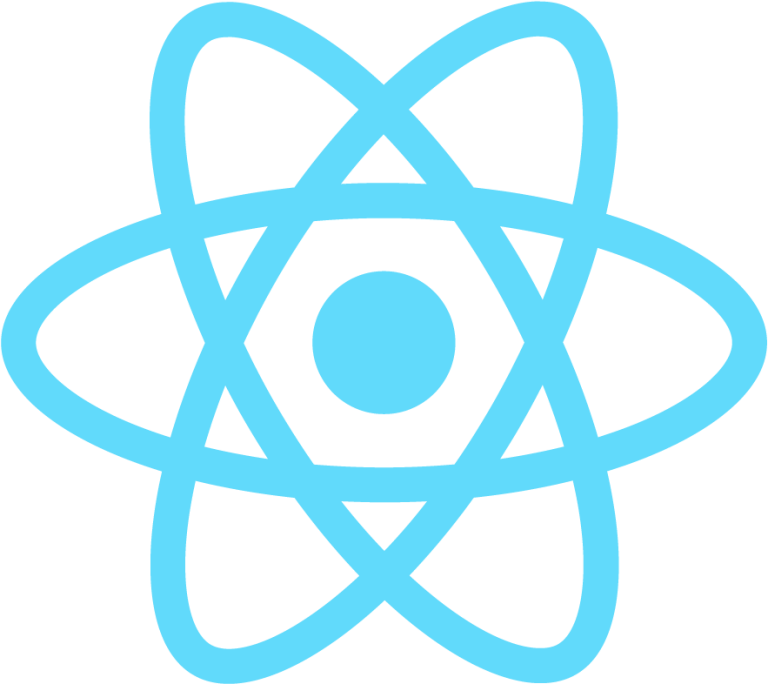 React logo in (.SVG) vector free download