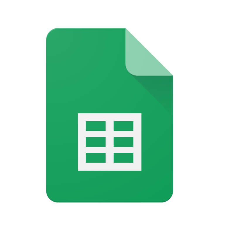 Download Google Sheets logo in vector (.EPS + .SVG + .CDR) for free