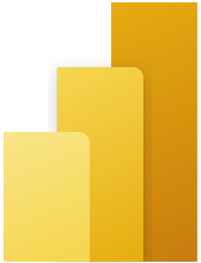 Microsoft Power BI logo in PNG and vector formats (EPS, SVG)