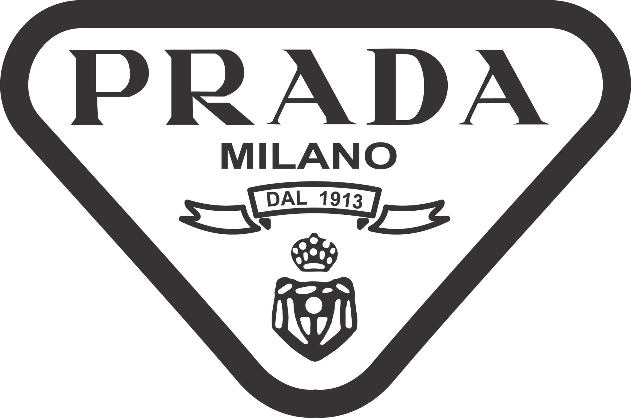 Prada logo in vector formats EPS, SVG - Brandlogos.net