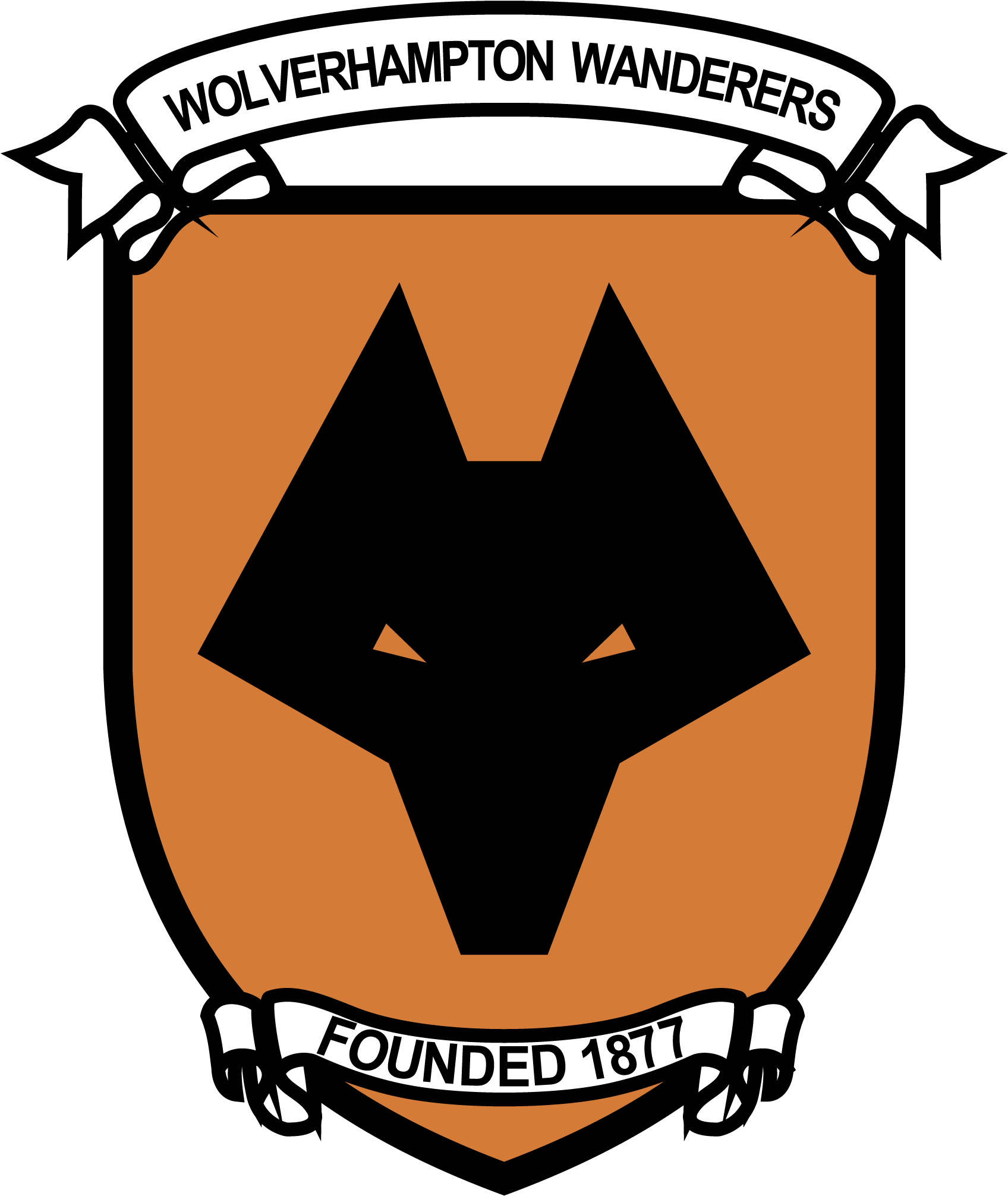 Wolverhampton Wanderers FC (1990-1993) Vector Logo EPS, SVG + PNG ...